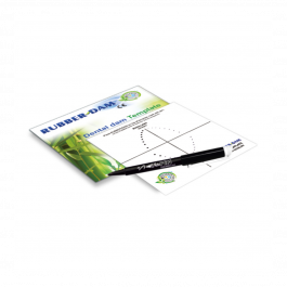 CERKAMED Dental Dam Template 6x6-150x150mm